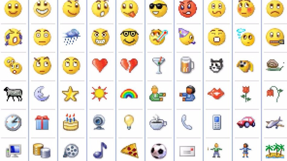 Best Msn Messenger Emoticons List Smiley Symbol - vrogue.co